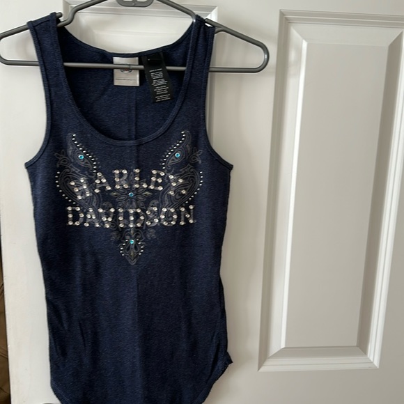 Harley-Davidson | Tops | Harley Davidson Tank Top With Studs And ...